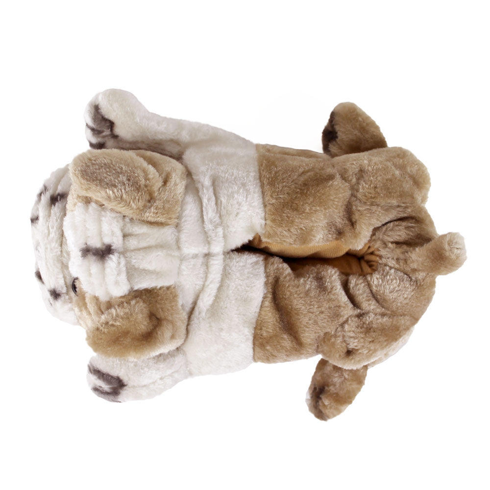 Bulldog Animal Slippers – NoveltySlippers.com