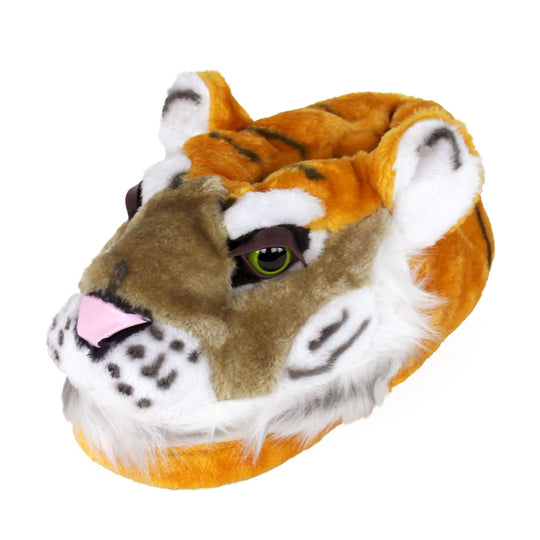 Orange Tiger Slippers – NoveltySlippers.com