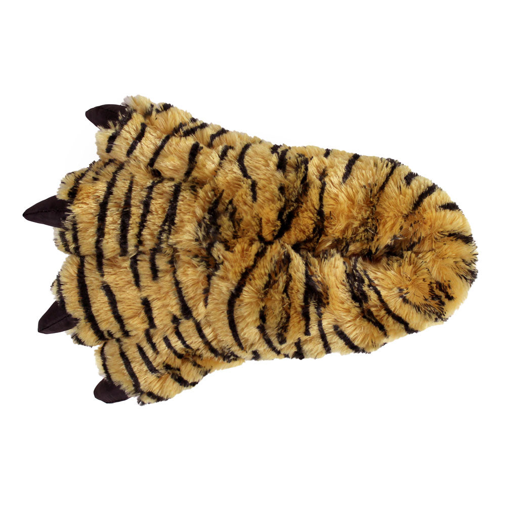 Orange Tiger Paw Slippers – NoveltySlippers.com